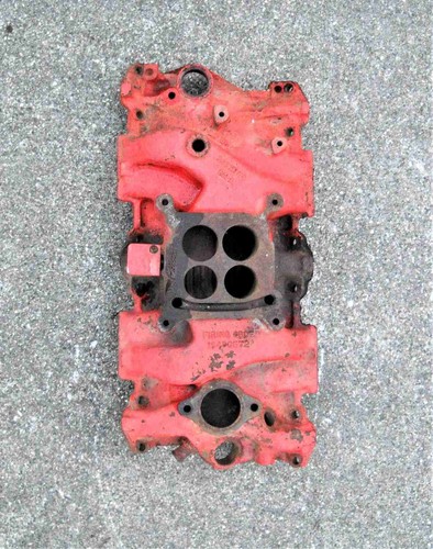 1966 1967 Chevy 327 Intake Manifold for Holley(?) 3872783 Corvette ...