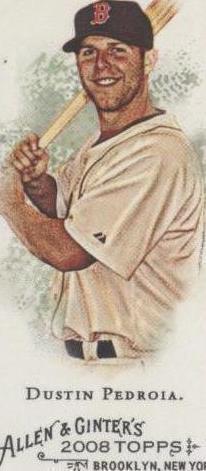 2008 Topps Allen & Ginter's - Dustin Pedroia #62 Mini Allen & Ginter ...