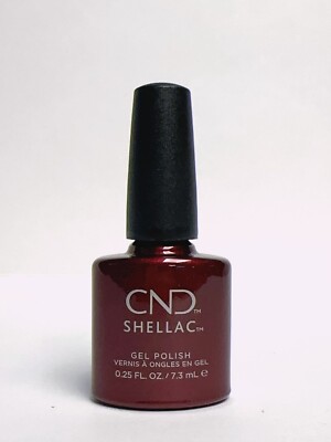 CND Shellac Gel Polish Crimson Sash 0.25oz | eBay