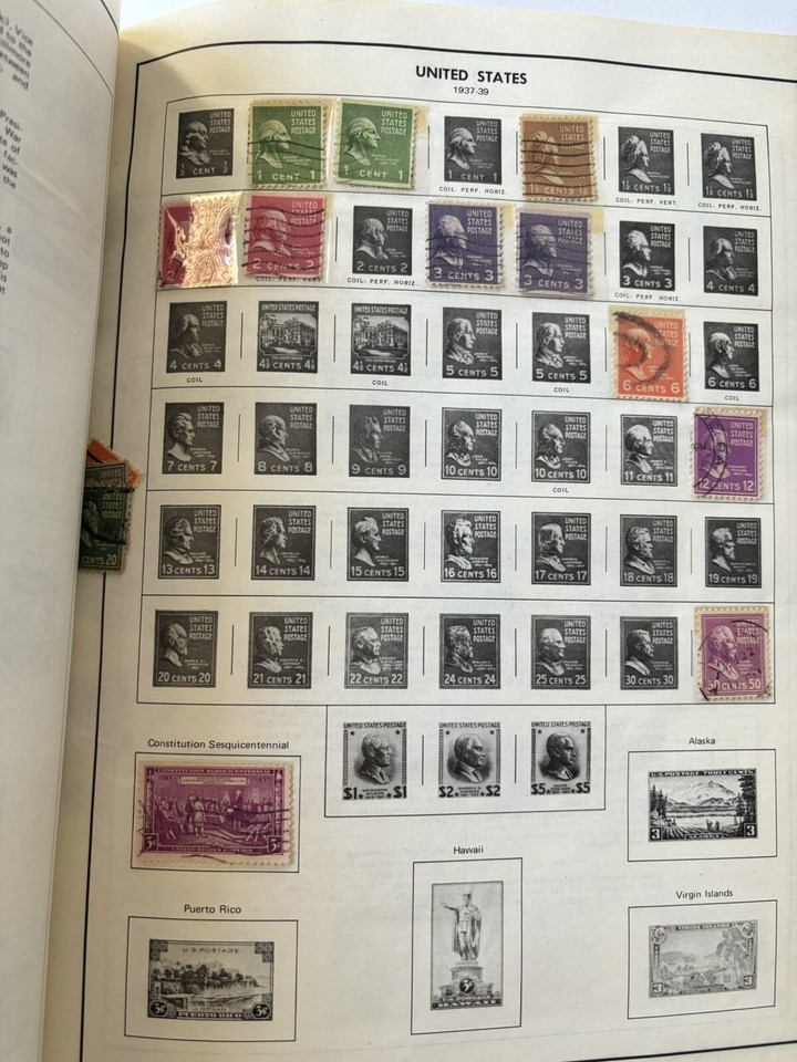 1977 The Harris Freedom Stamp Album United States , Some Stamps July ...