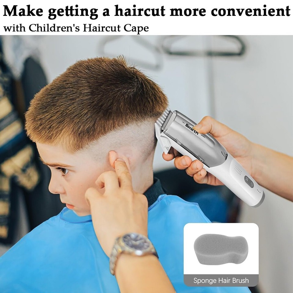 Silent Kids Hair Clippers - Self-Priming, Quiet & Safe for Stress-Free Haircuts | eBay