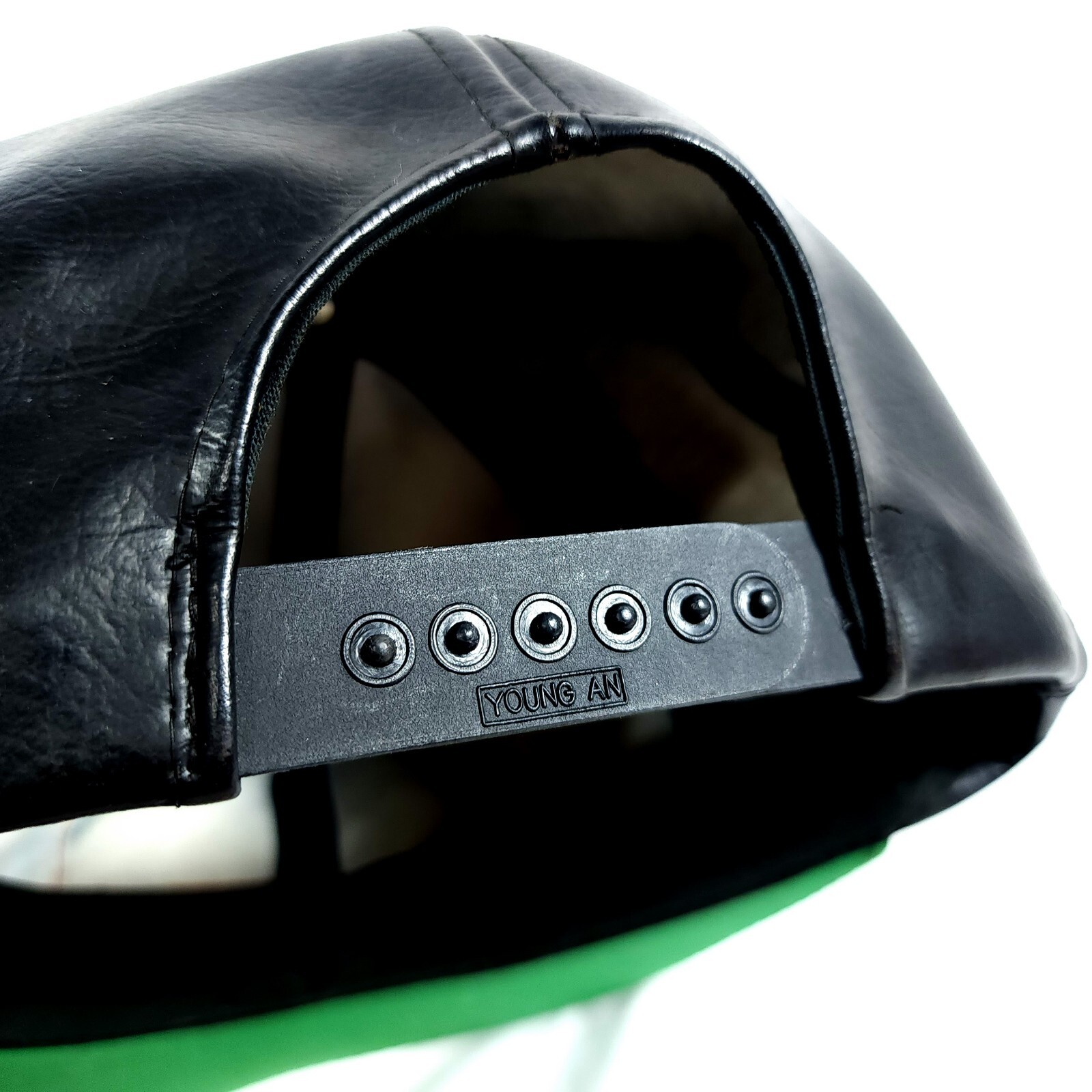 Vintage Ithaca Gun Patch Black Leather Hat - Hunting … - Gem