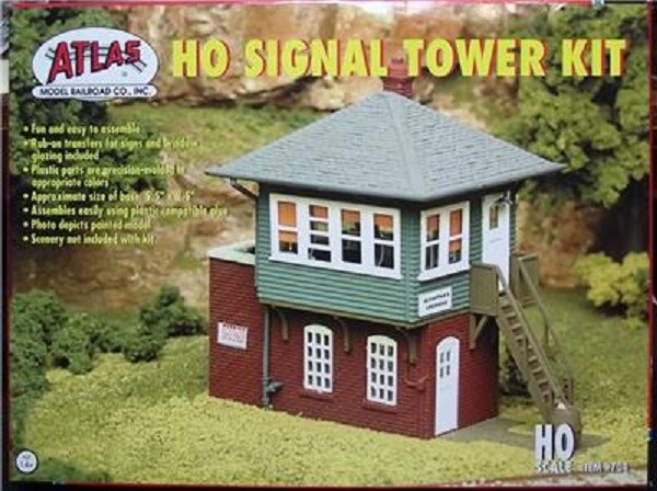 HO Scale Atlas 704 Signal Tower Model Building Kit | eBay