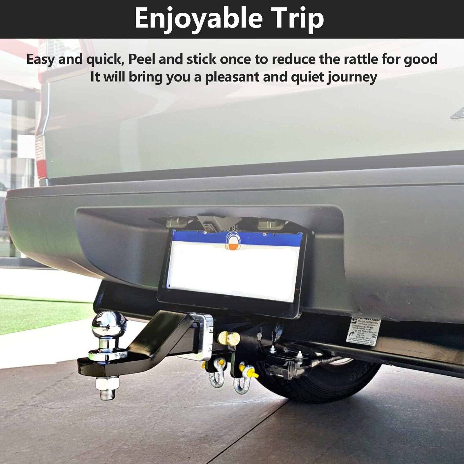 Trailer Hitch Antirattle Hitch Silencer For 2" Hitches Eliminates Hitch ...