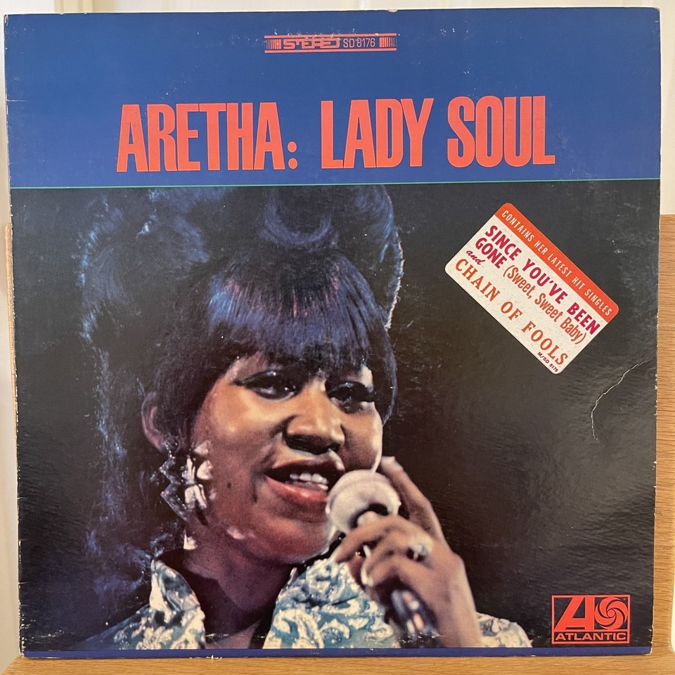 Aretha Franklin Lady Soul Vinyl LP Atlantic SD 8176 1st Pressing Chain ...