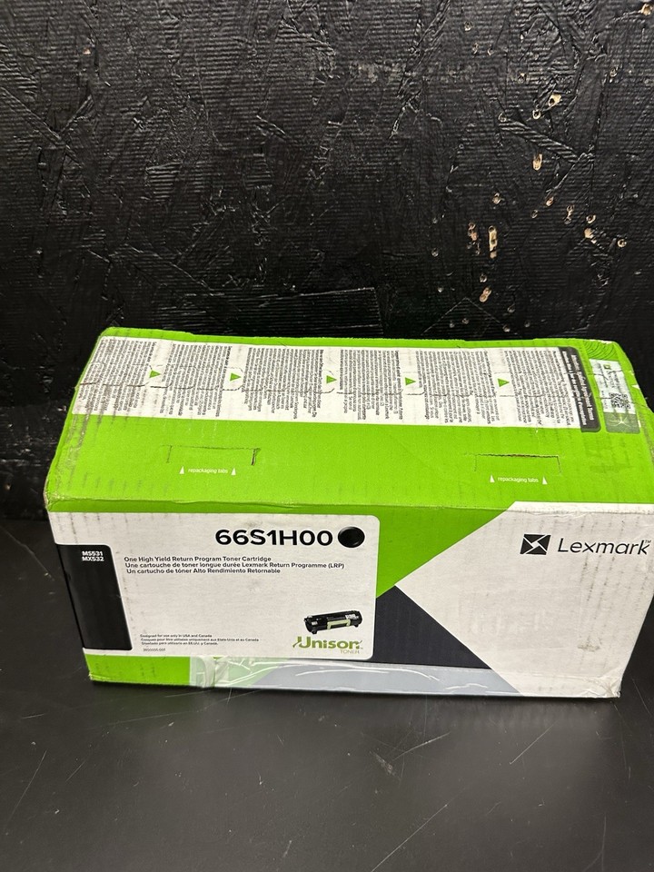 Lexmark 66S1H00 28,400 Page-Yield Toner - Black New Open Box, Never ...