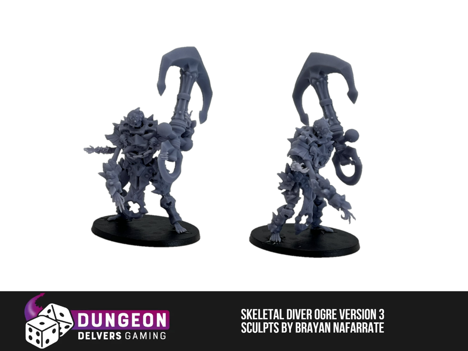 Skeleton Giant Ogre Anchor DND AOS Dungeons Dragons Miniature K ...