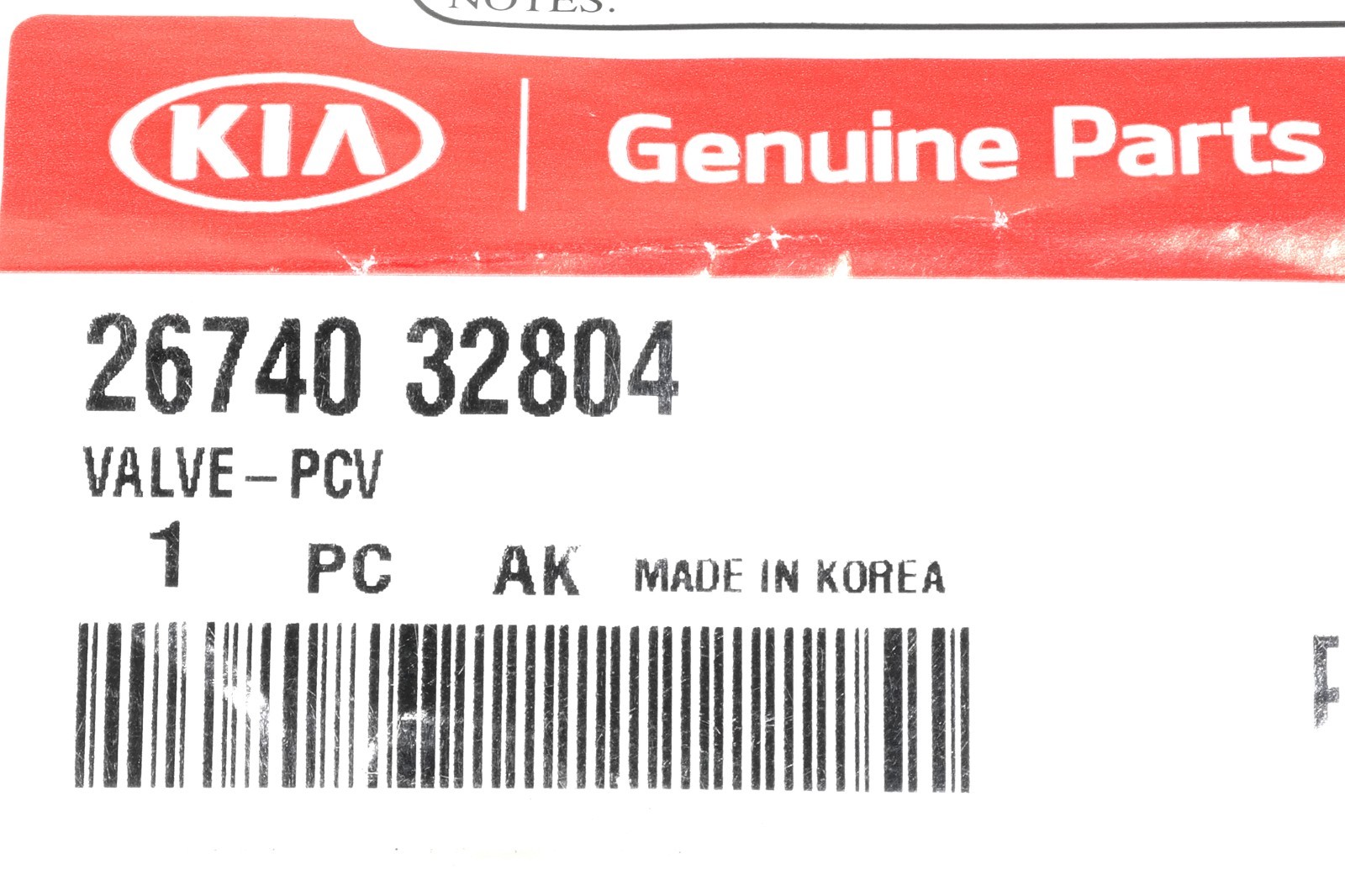 OEM NEW PCV Valve Assembly 01-16 Forte Optima Rondo Soul Sportage 26740 ...