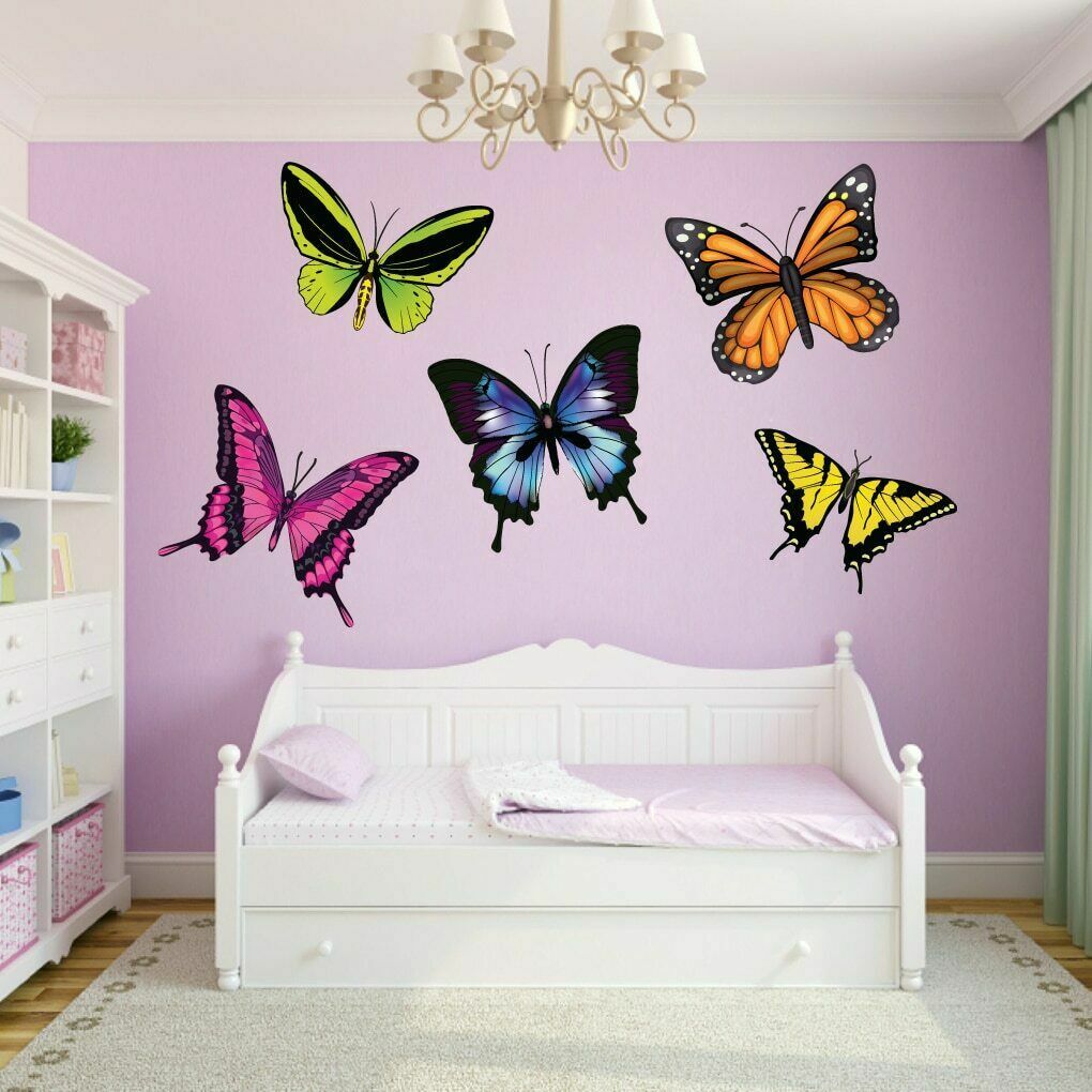 Butterfly Stickers For Bedroom Walls 60pcs 3D Butterfly Wall Stickers