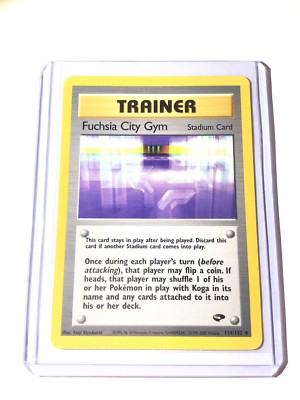 FUSCHIA CITY GYM - Gym Challenge - 114/132 Trainer Uncommon - Pokemon ...
