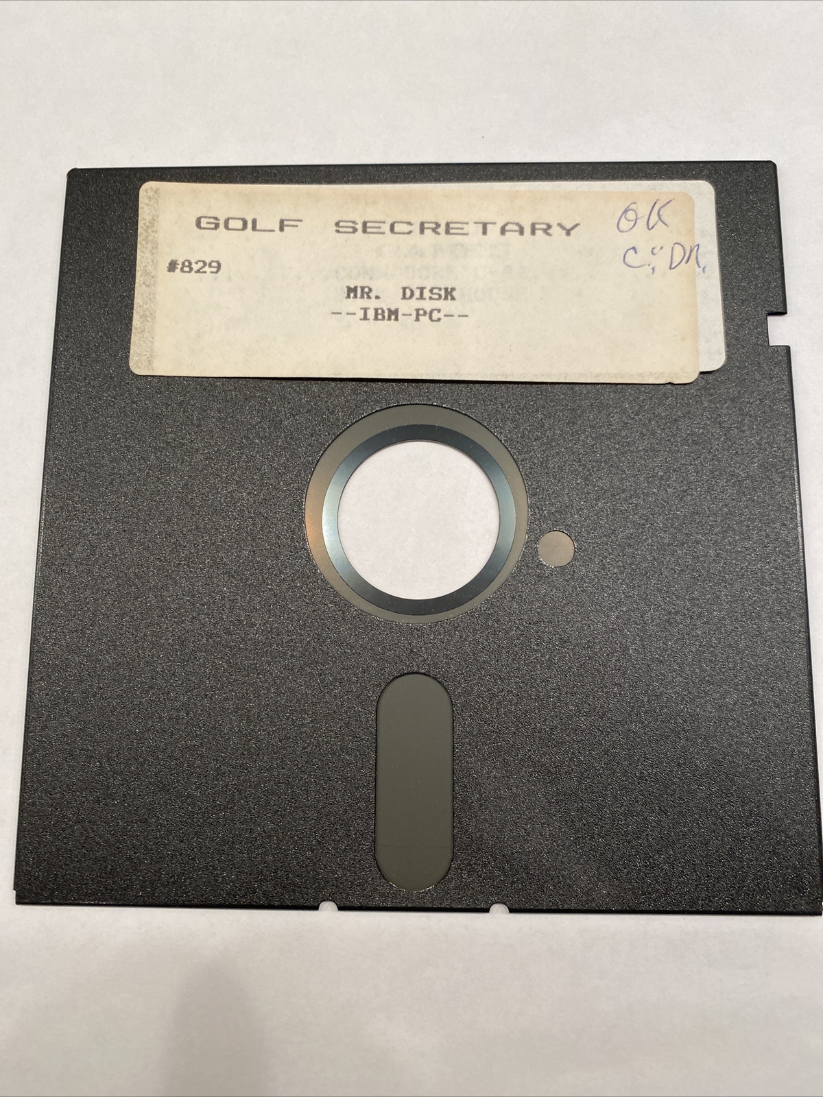 VINTAGE Golf Secretary Software 5-1/4" FLOPPY DISK IBM Compatible Mr ...