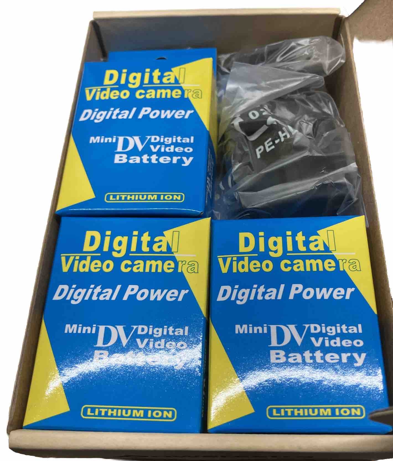 PowerExtra MINI DV DIGITAL VIDEO BATTERY POWER 3pk with PLUG IN CHARGER ...
