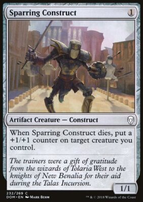 MTG Magic the Gathering Sparring Construct (232/296) Dominaria LP | eBay