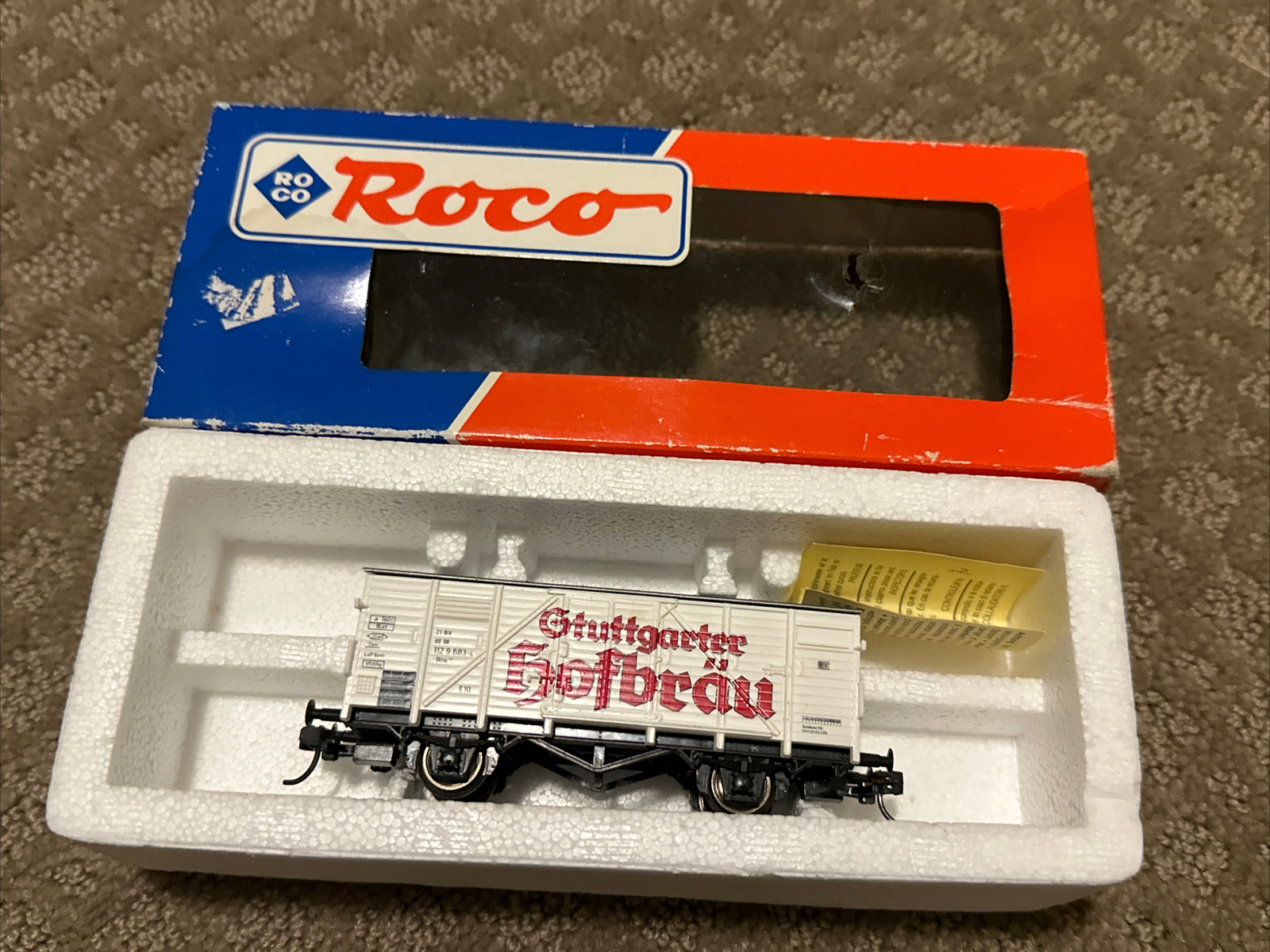 ROCO H0 48058 Bierwagen Stuttgarter Hofbräu, HO Train Car Beer | eBay