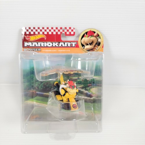 Hot Wheels Mario Kart Bowser Jr Sports Coupe Glider Plane Kite Cart ...