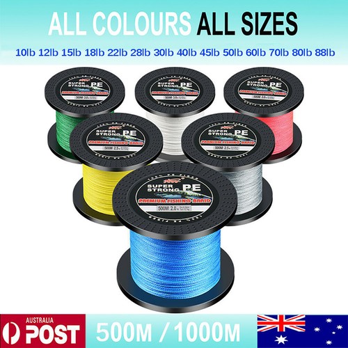 PE Braid Fishing Line 10 12 15 18 22 28 30 40 45 50 60 70lb 80lb 88lb ...
