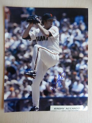 Jeremy Accardo Autographed 8" X 10" Photograph | eBay