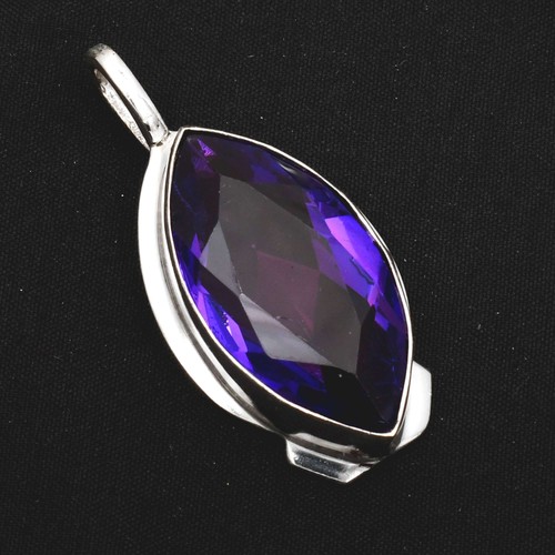 Amethyst Gemstone Handmade High Finish Pendant Jewelry For Women 2.2 ...