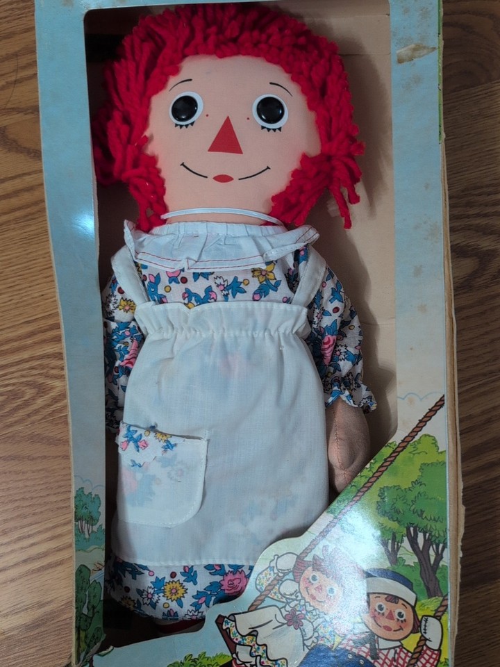 RAGGEDY ANN DOLL ~ KNICKERBOCKER ~ ORIGINAL CLOTHES ~ VINTAGE | eBay