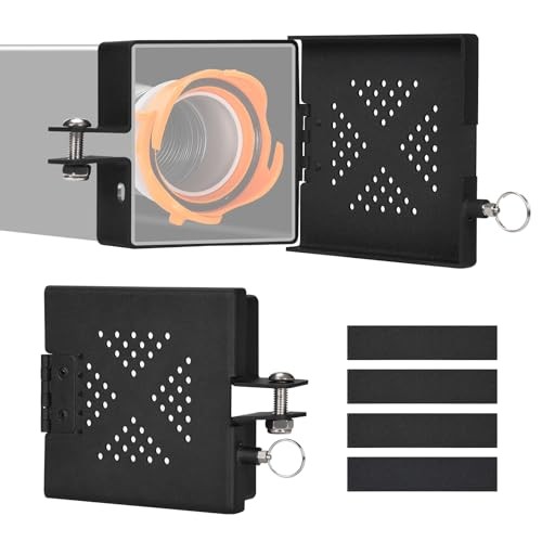 2 Pack Aluminum RV Bumper End Cap with Spring-Loaded Lock Pin, Fits 4 ...
