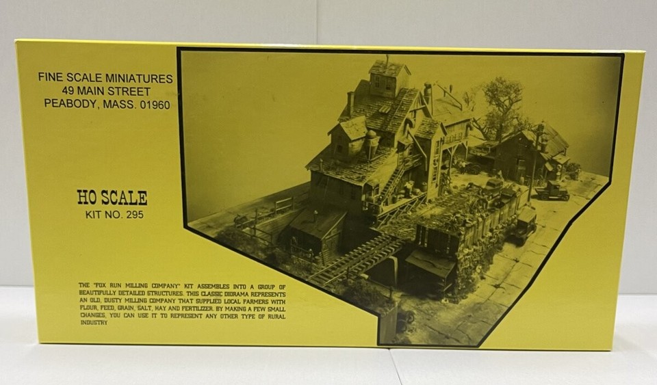 Fine Scale Miniatures 295 HO Scale Fox Run Milling Co. Laser-Cut ...