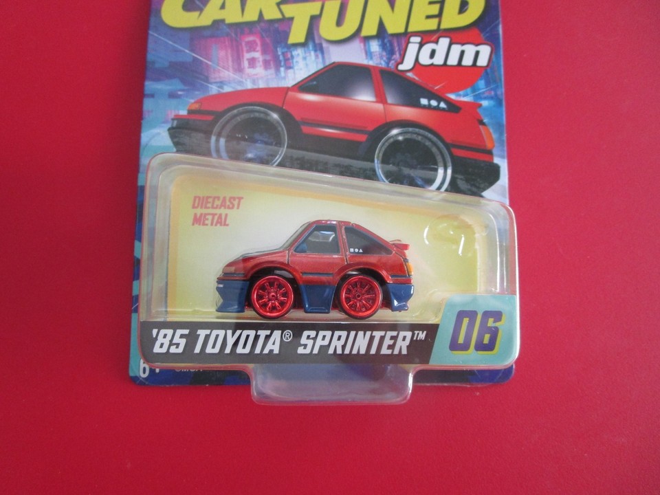 Car Tuned JDM 85 Toyota Sprinter Series 2 Red Bottom Chase Piece | eBay