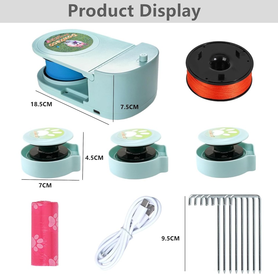 DC-1 Lure Coursing Machine for Dogs, APP-Controlled Automatic Dog Chase ...