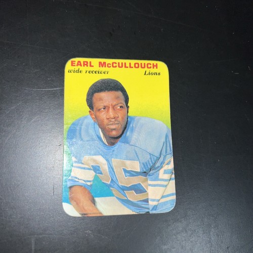 🔥1970 Topps Super Glossy Football Cards Earl McCullouch Detroit🔥1119 | eBay