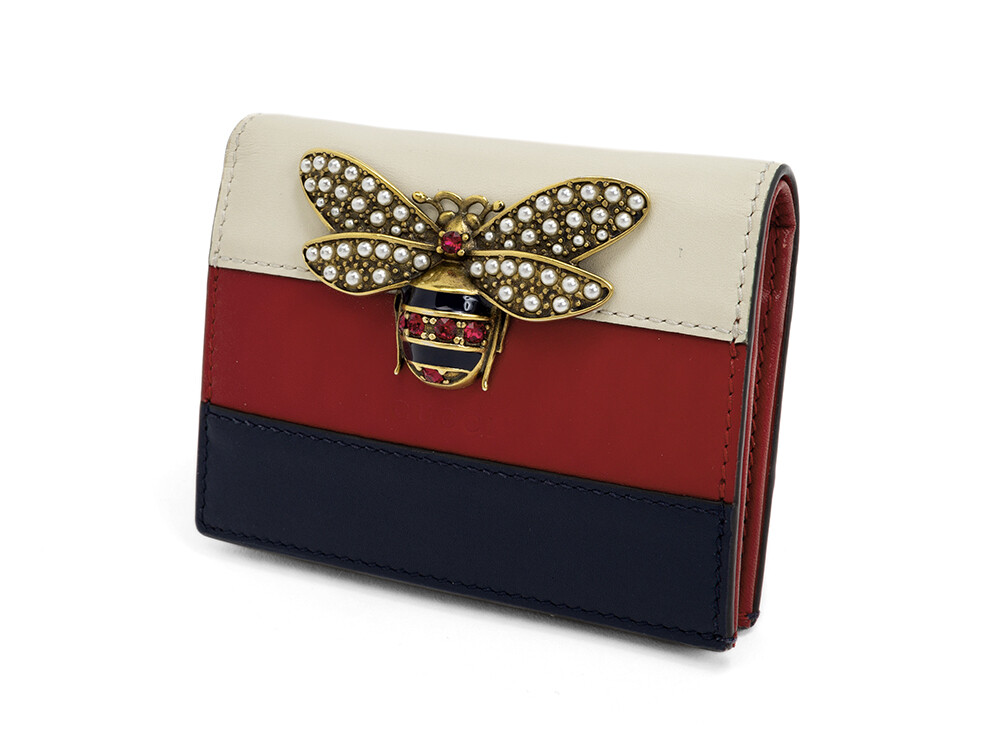 Gucci Queen Margaret Leather Bifold Wallet 476072 Dyw… - Gem