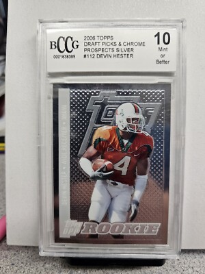 2006 Topps DPP Devin Hester Rookie 182 /199 Silver Rookie Rare | eBay