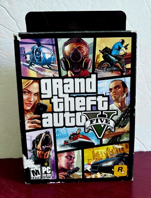Grand Theft Auto V GTA 5 (PC, DVD-ROM) 7-Disc 710425414534| eBay