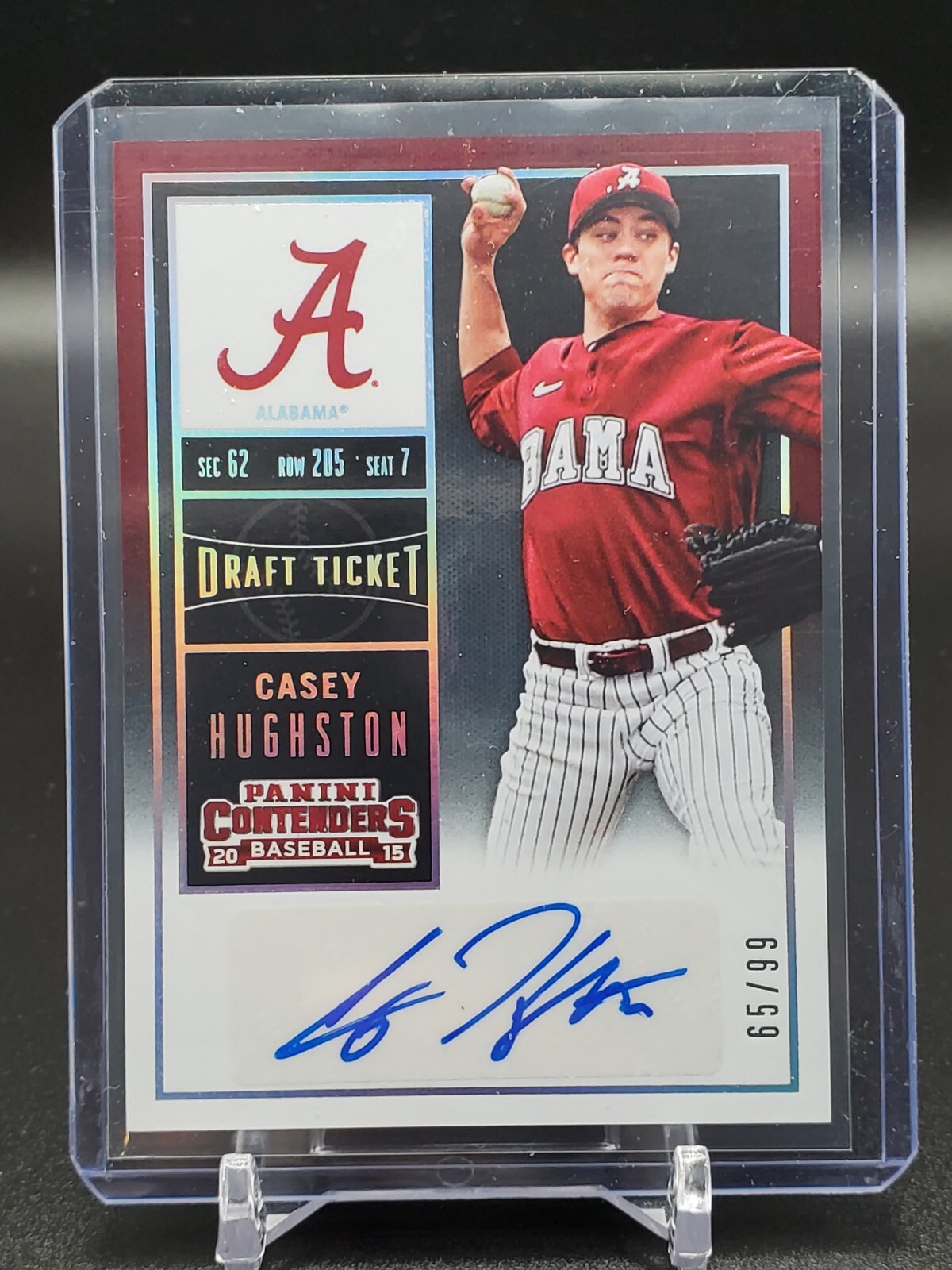 2015 Panini Contenders College Draft Ticket /99 Casey Hughston ...