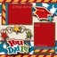 GRADUATION DAY 2 premade scrapbook pages paper piecing layout school ...