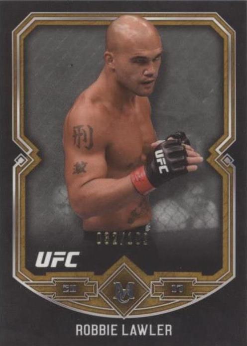 2017 Topps UFC Museum Collection - Robbie Lawler #35 Copper /109 for ...