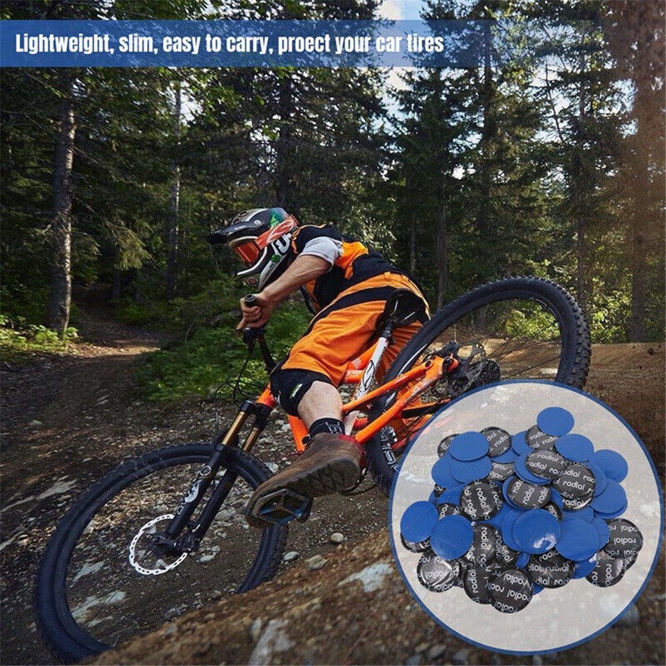 80 pc Radial Tire Repair Round Patch High Quality Medium 2-1/4"(57mm ...