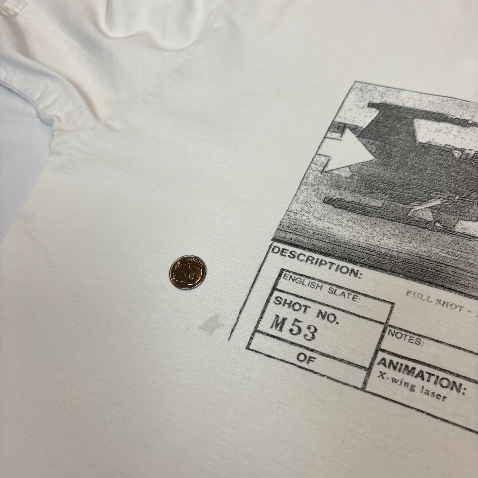 Star Wars VII The Force Awakens Cast & Crew Tee Shirt Men's Large ILM ...