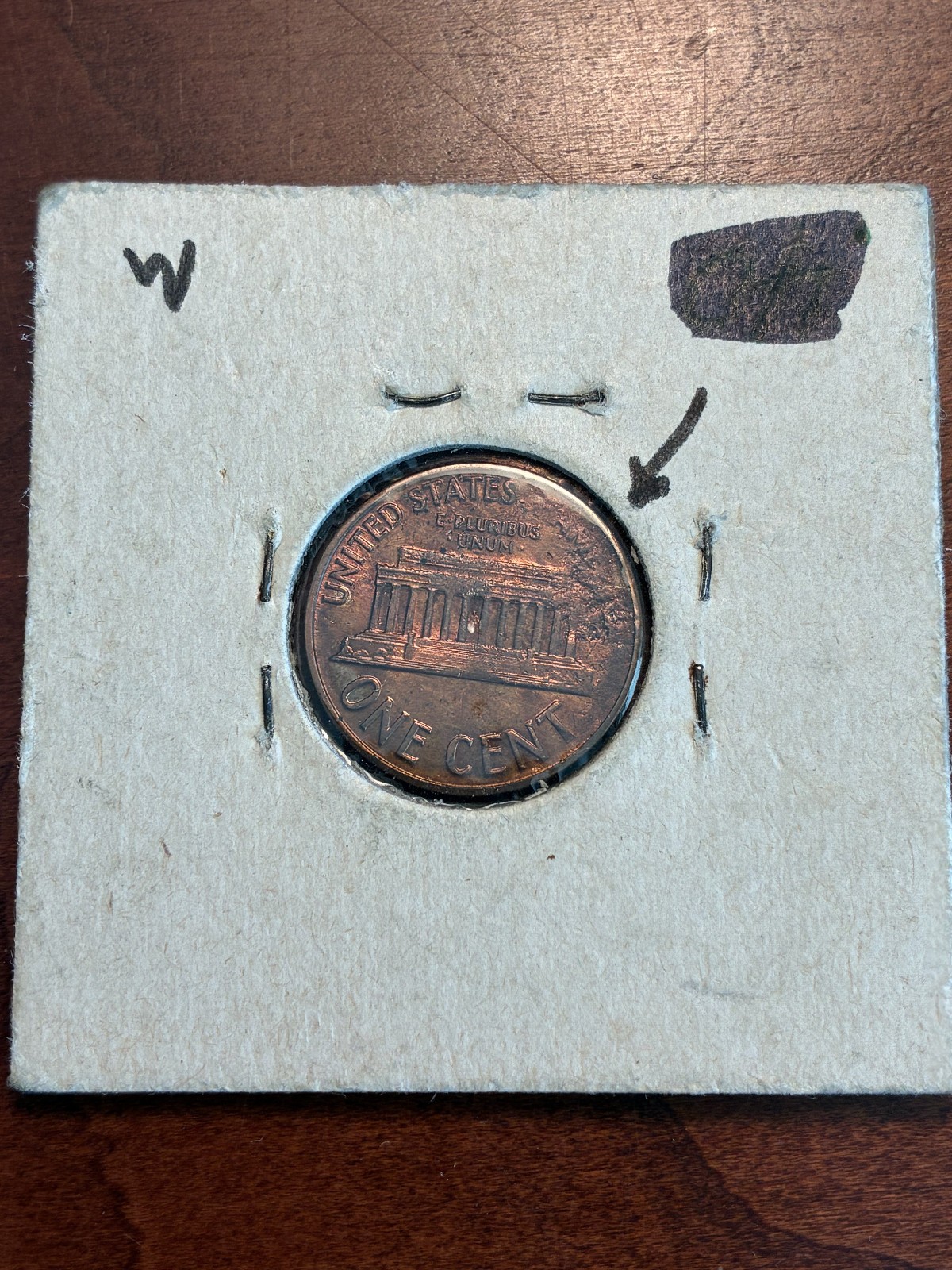 1959 LINCOLN CENT🌟STRUCK THROUGH METAL?🌟Ch. BU Rare ERROR US MINT ERROR ...