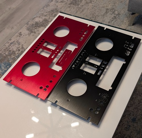 PIONEER ORIGINAL RT-707 BLACK or RED ANODIZED FACEPLATE + HEADBLOCK ...