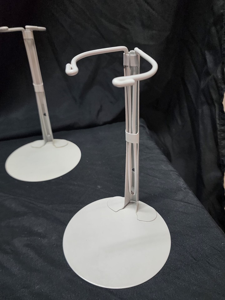 Kaiser 3101 White Adjustable Doll Stands fits 15 to 20 inch Dolls Lot ...