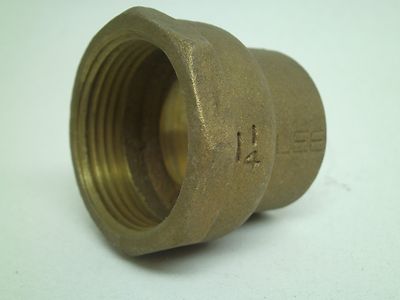 DESANCO DWV TRAP ADAPTER 1-1/4" FEMALE THREAD to 1-1/4" SWEAT SOLDER ...