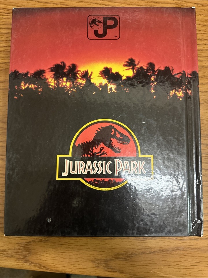 NEW Vintage 1993 Jurassic Park Hardcover Book "The Great Adventure ...