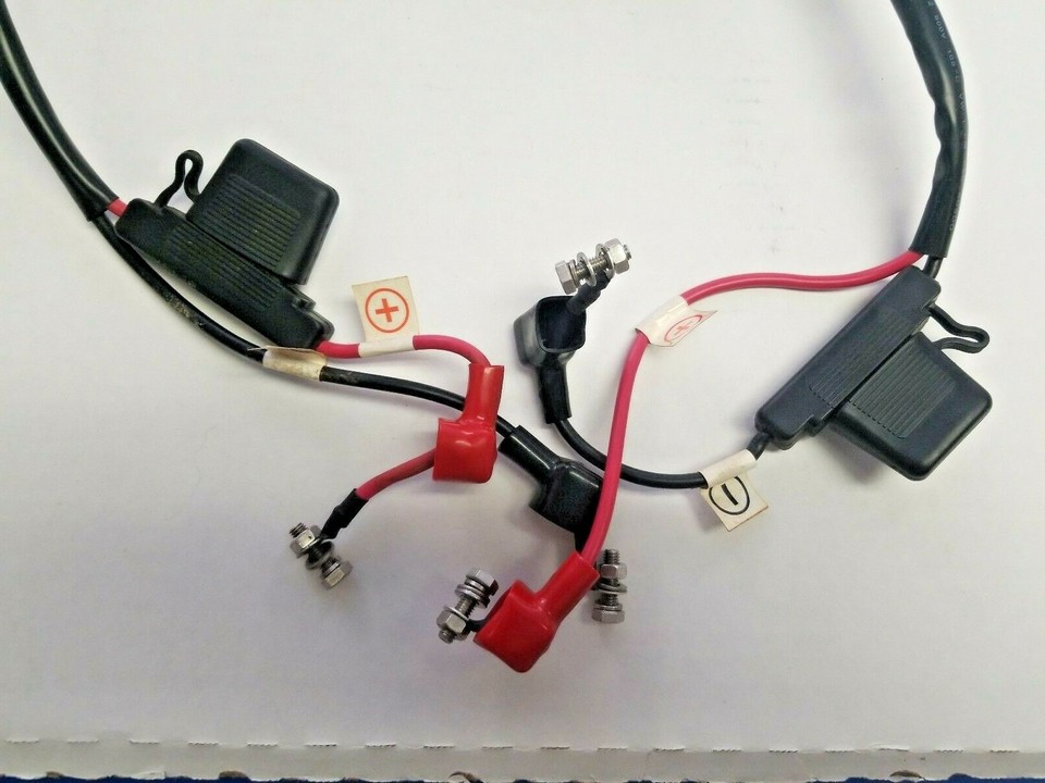 Shoprider Streamer Power Cable 30 Amp Circuit breaker & battery cable ...