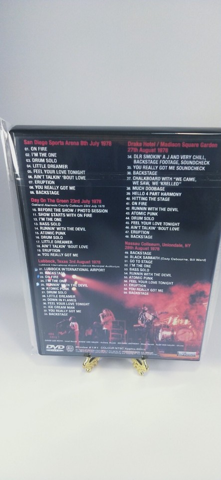 NO DUTY B2GO F/S Van Halen Unreleased Video Collection 1978 DVD | eBay