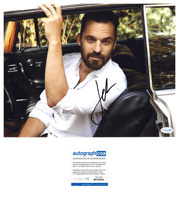Jake Johnson signed auto autograph 11x14 photo Peter Parker New Girl ...