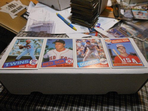 1985 Topps Baseball Complete Set 1-792 Nrmt | eBay