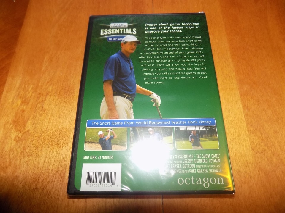 HANK HANEY'S ESSENTIALS THE SHORT GAME Golf Golfing Chipping Pitching ...