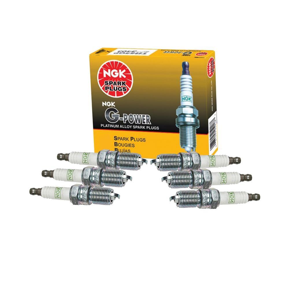 Set of 6 NGK TR55GP G-Power Platinum Spark Plug Buick Chevy Ford GMC ...