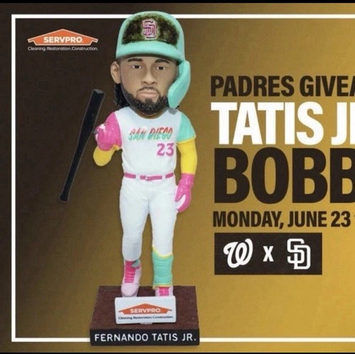 **PRESALE** Fernando Tatis Jr. San Diego Padres Bat Flip Bobblehead 6 ...