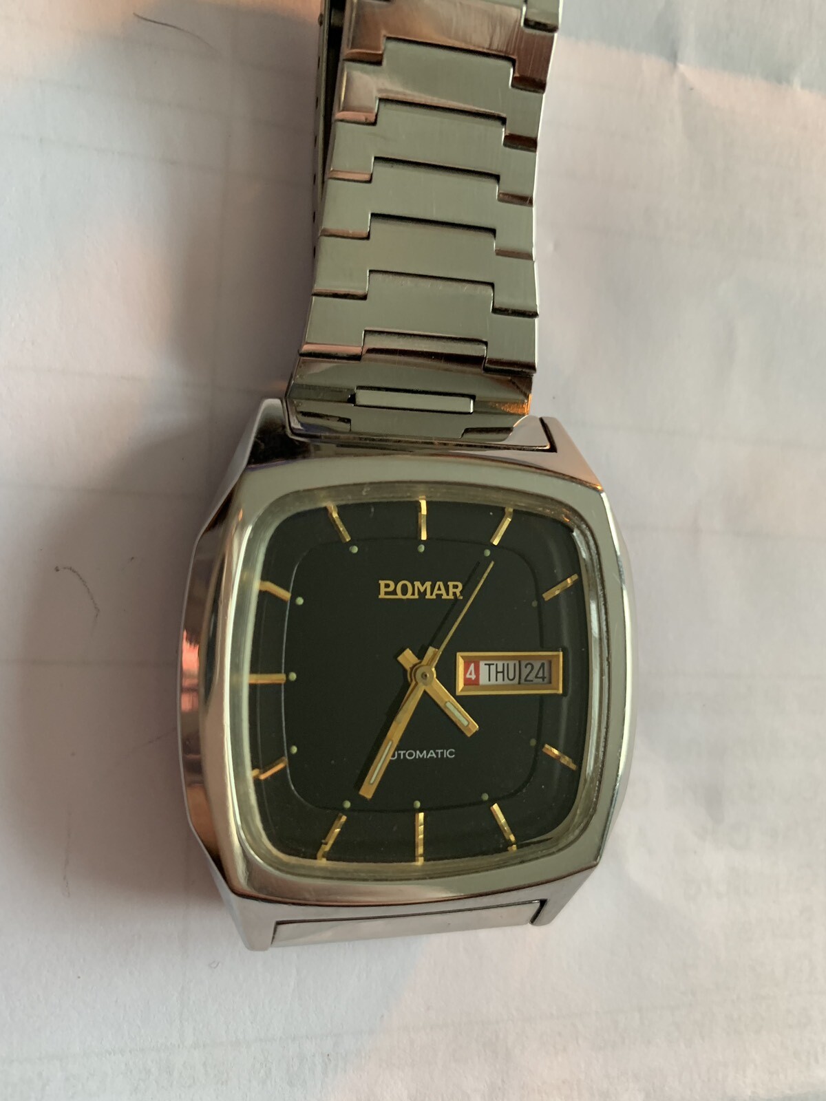 POMAR men Automatic Swiss watch exceptional condition HQ working order ...