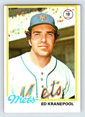 ED KRANEPOOL New York Mets 1978 Topps Baseball Card B183 | eBay